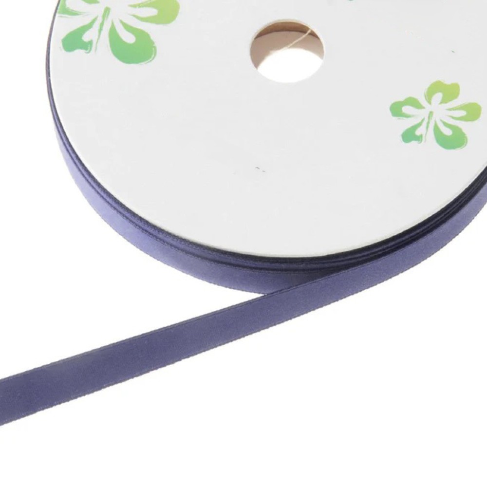 10mm Double Sided Satin Ribbon Navy Blue | Ribbons